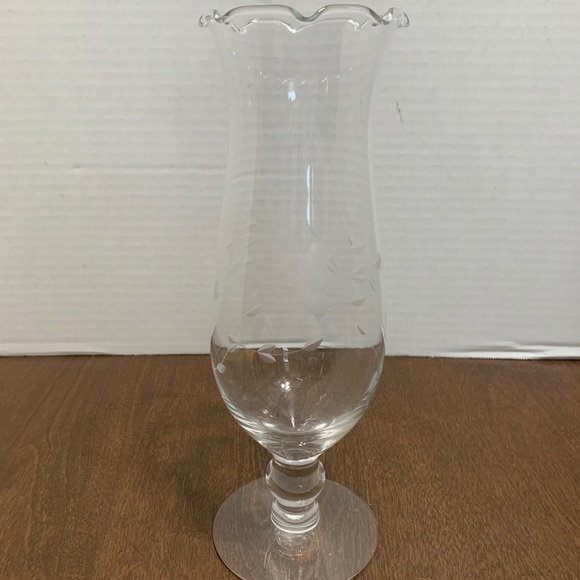 Princess House | Accents | Princess House Heritage Etched Vase Fluted ...